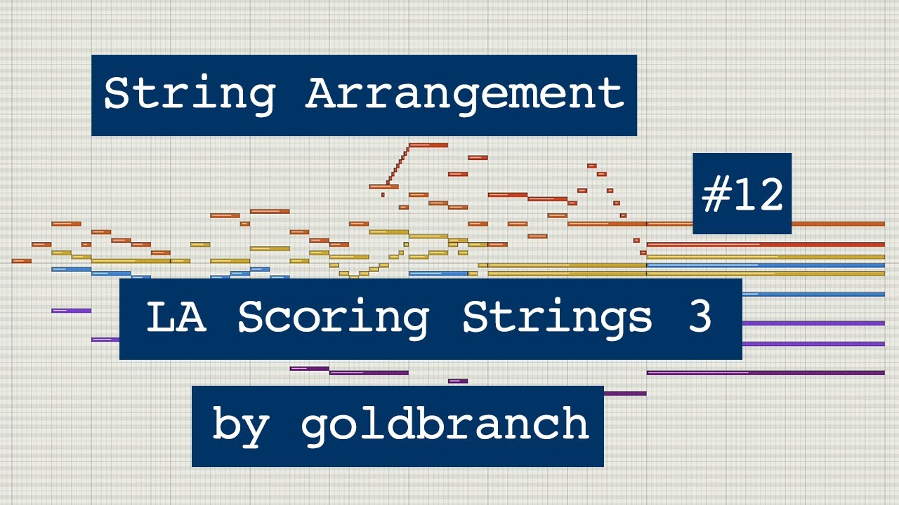 [스트링편곡] #12 by 곽원일(goldbranch) 221202 String Arrangement LA Scoring ...