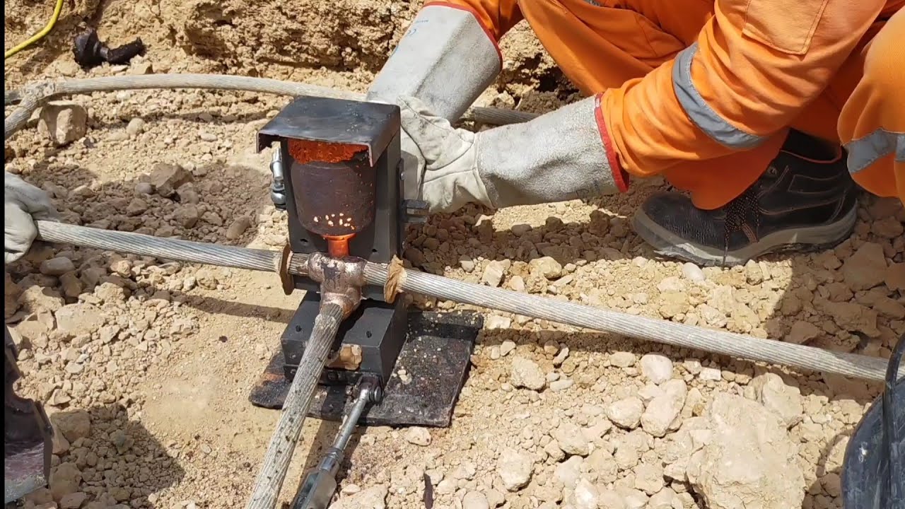 Exothermic Grounding To Rebar