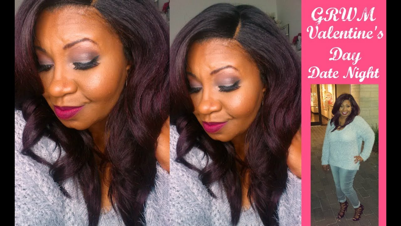 GRWM | Valentine's Day ♥ Date Night | Plus Size OOTN - YouTube