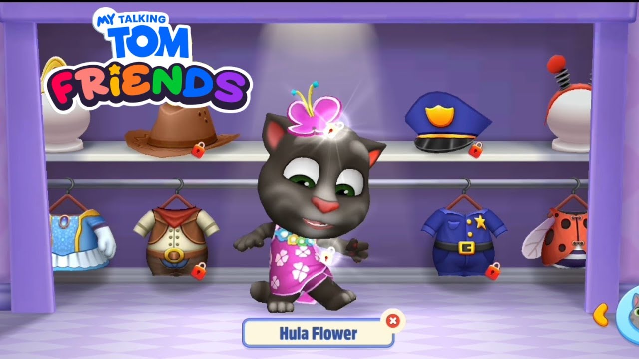 TOM SI ANAK KUCING MENDAPATKAN BAJU BARU MOTIF HULA FLOWER ...