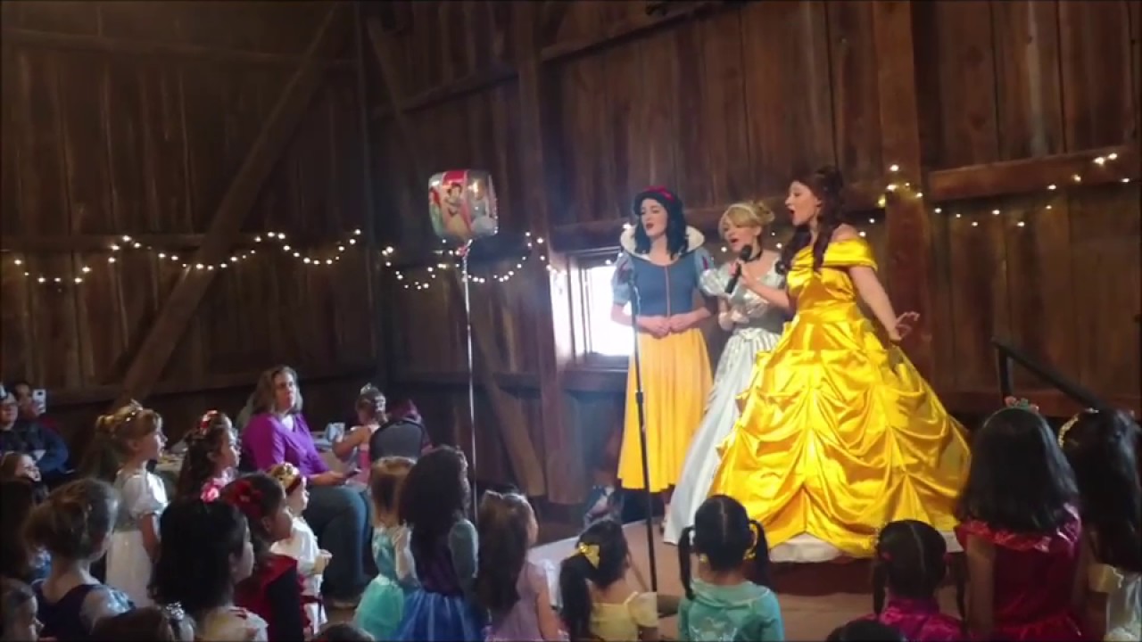 Snow White Cinderella Belle sing premierprincessparties.com a Chicago ...