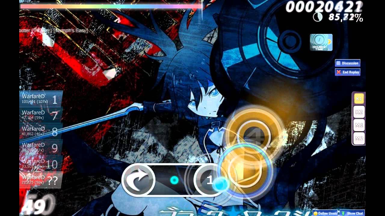 Osu! Supercell ft. Hatsune Miku - Black Rock Shooter (TV Size) - YouTube