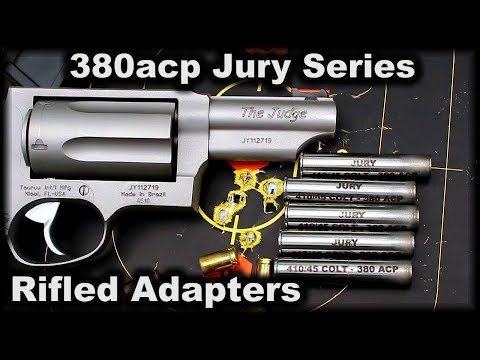 NEW Rifled adapters for Taurus Judge The JURY series 380acp - YouTube