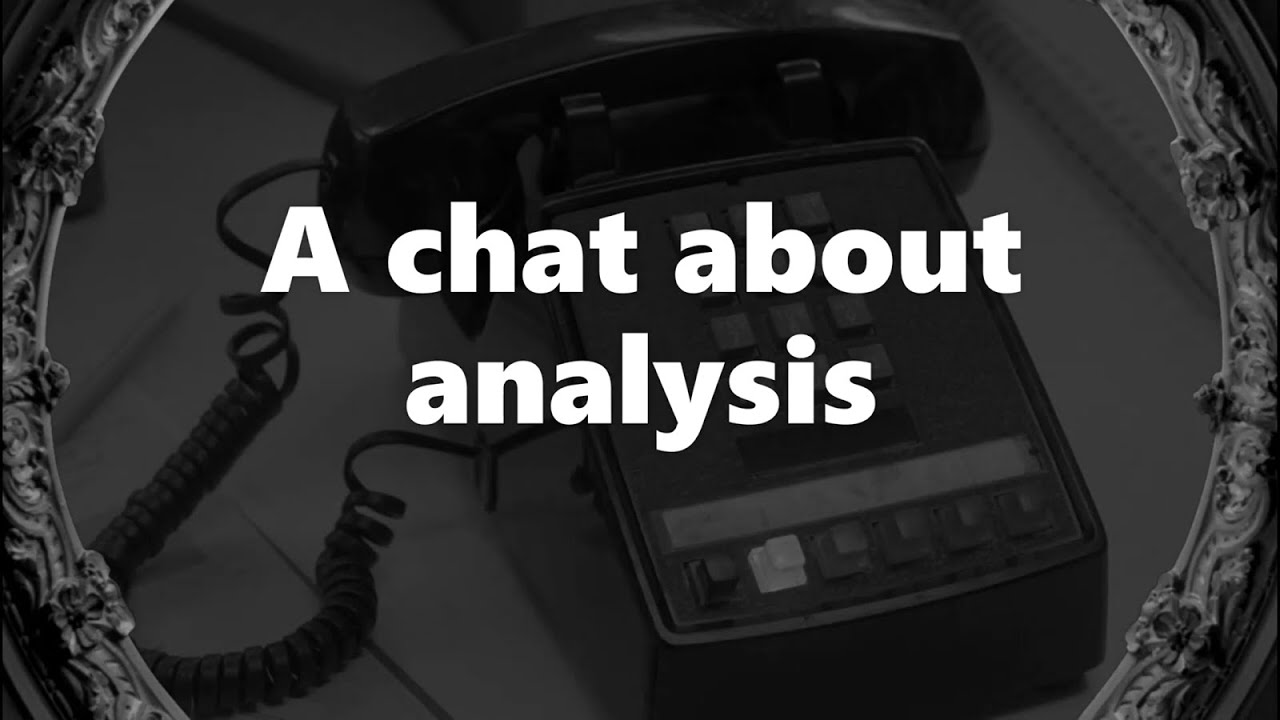 A Call for Help: John Thorne on the art of analysis - YouTube