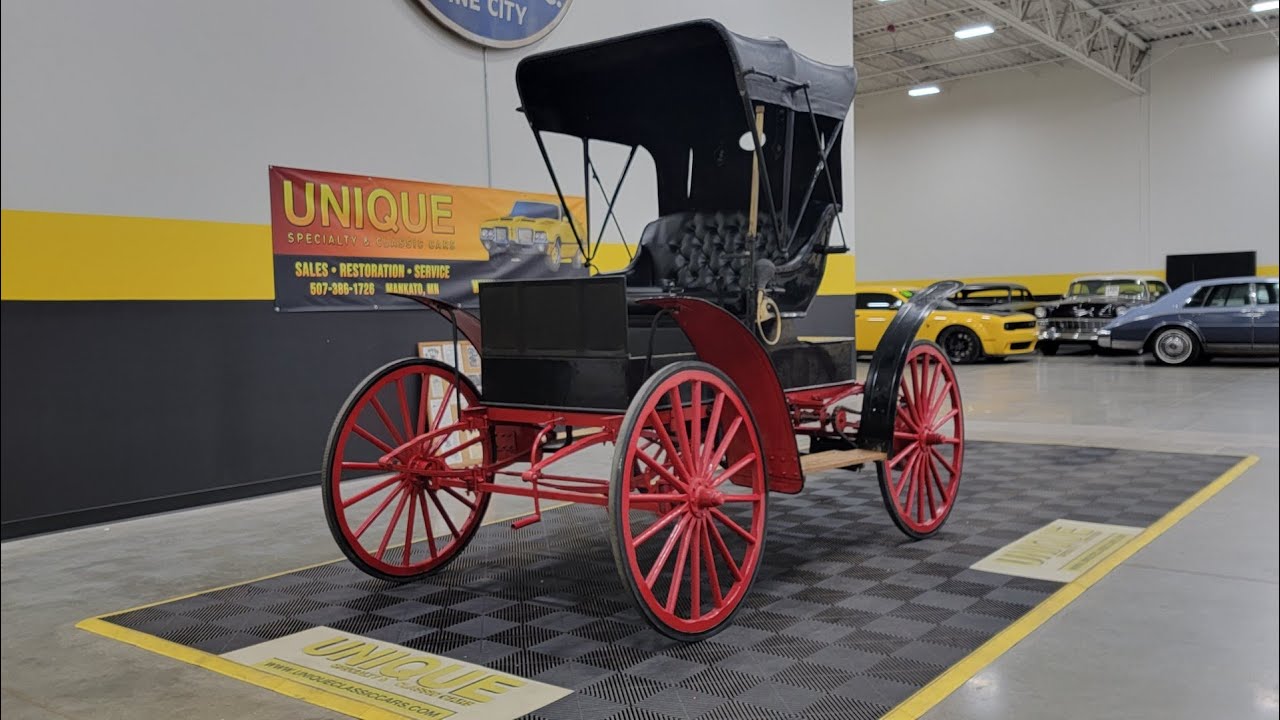 1908 Sears Motor Buggy Model J | For Sale $10,900 - YouTube