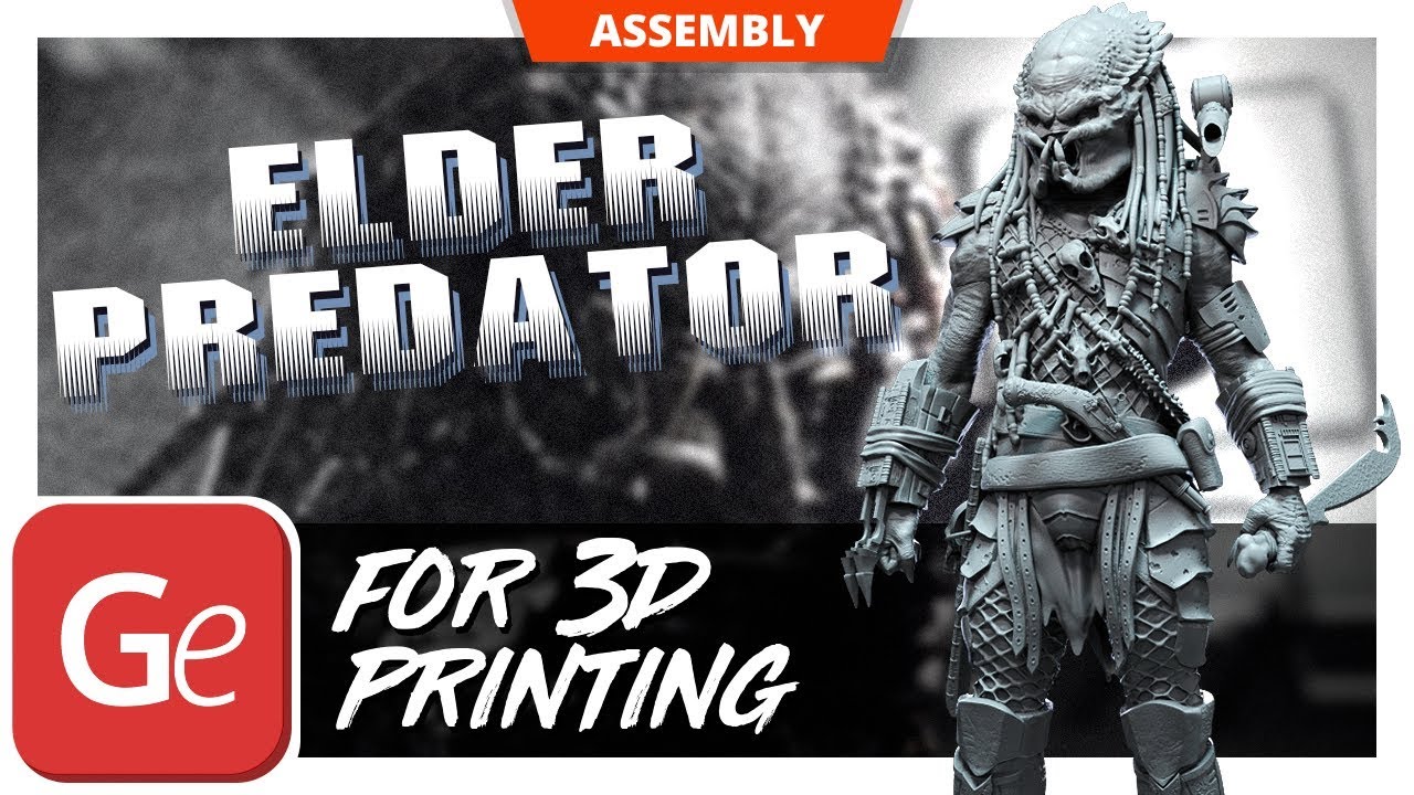 Elder Predator 3D Printing Figurine | Assembly by Gambody - YouTube
