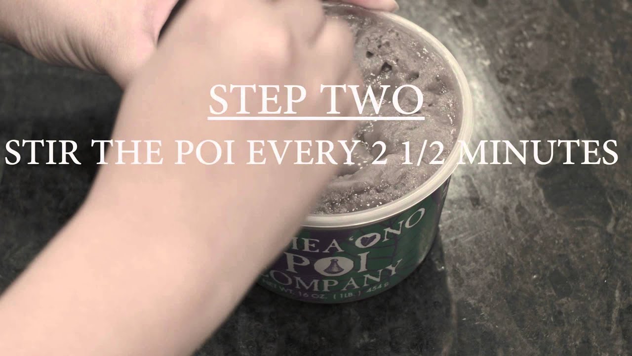 How to reconstitute frozen Poi, by Pomai Kulolo a He Mea 'Ono Poi ...