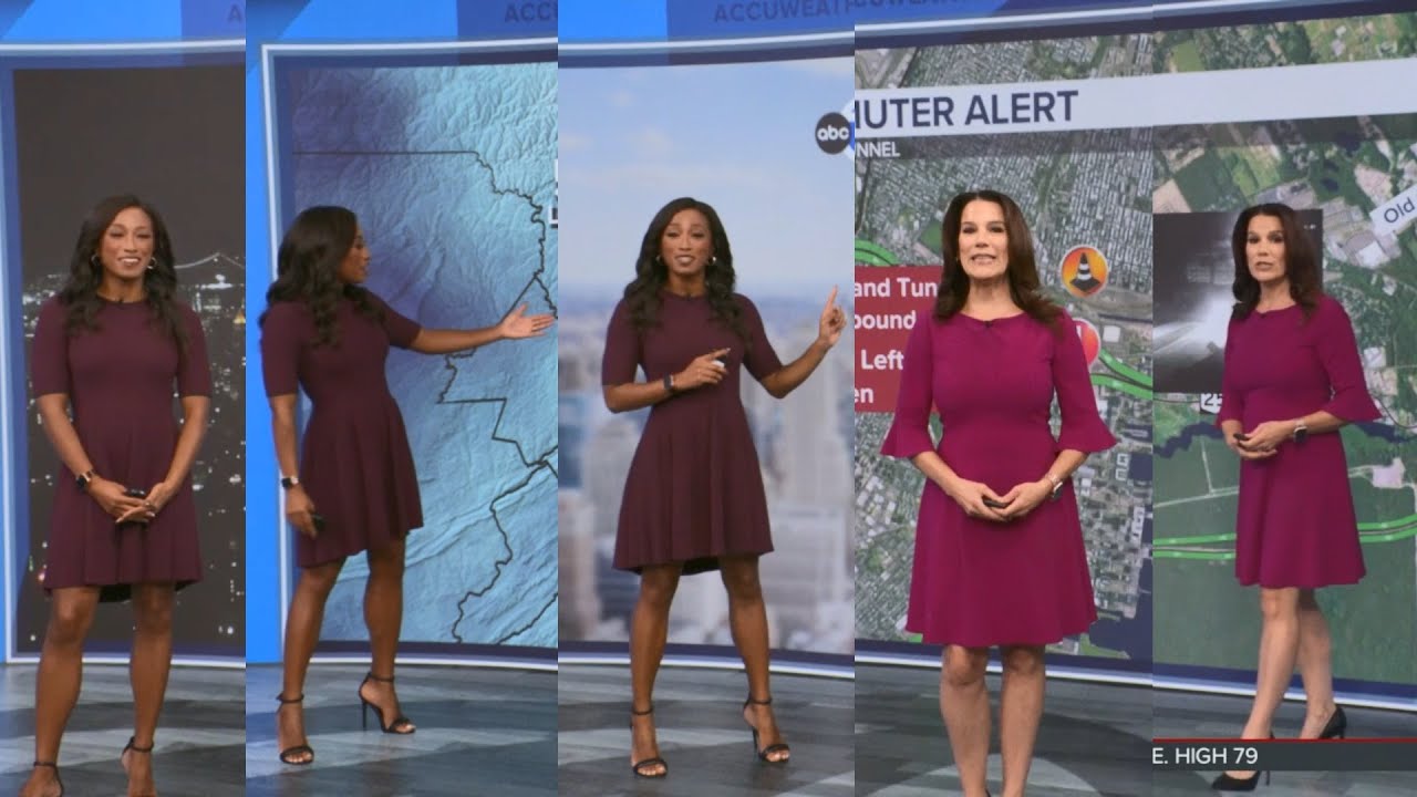 Brittany Bell and Heather O'Rourke for ABC7 News with the Weather ...