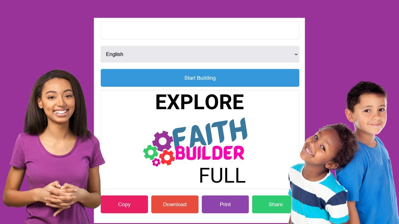 Faith Builder Curriculum: Explore Faith Builder Full - YouTube