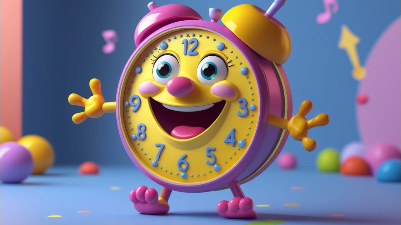 "🕰️ Mr. Clock’s Magical Song! | Catchy Nursery Rhyme for Kids 🎶 " - YouTube