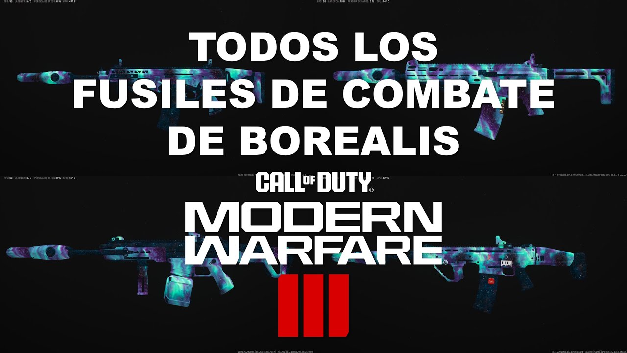Todos los Fusiles de Combate de Borealis | COD: Modern Warfare Zombies ...