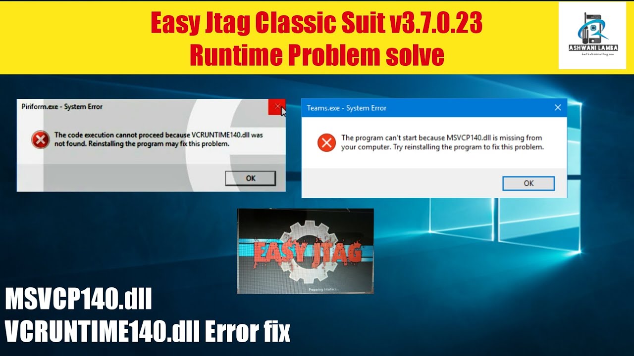 Msvcp140 vcruntime140
