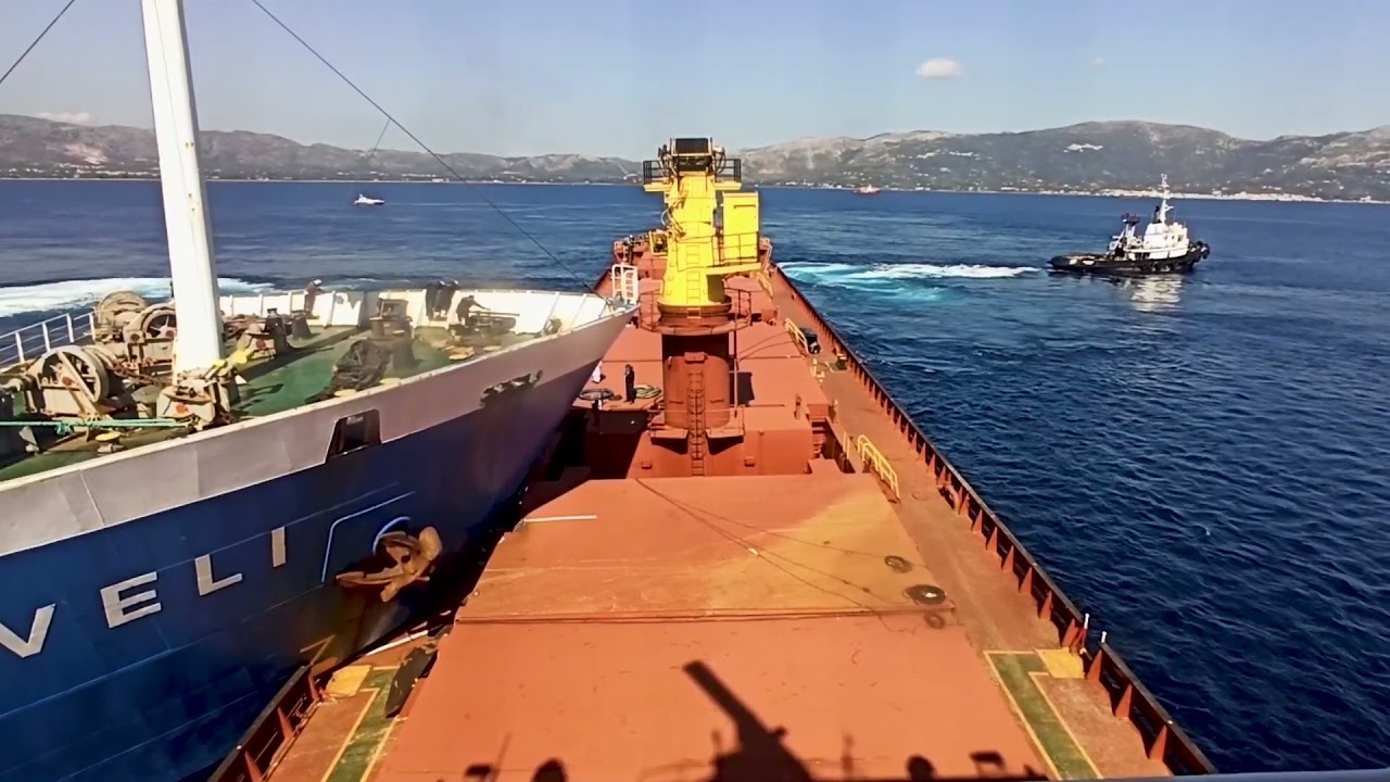 L.O.F. MED TUGS Successful Decoupling Operation of MV KIVELI - MV AFINA 1