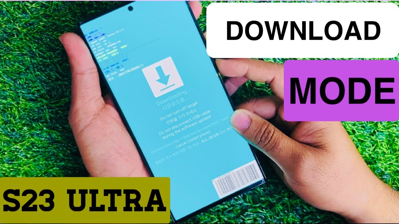 SAMSUNG Galaxy S23/S23+/S23 Ultra - Download Mode - YouTube