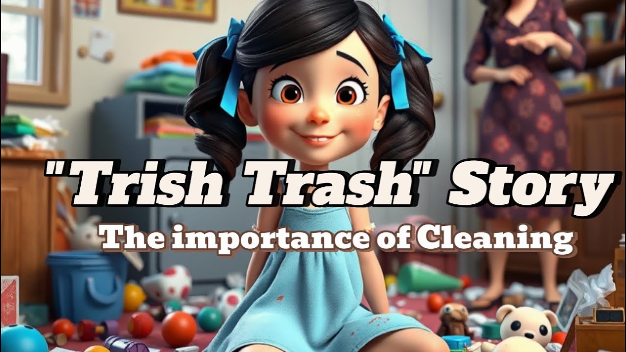Trish Trash Story 🧋🪮🩴 The importance of Cleanliness! - YouTube