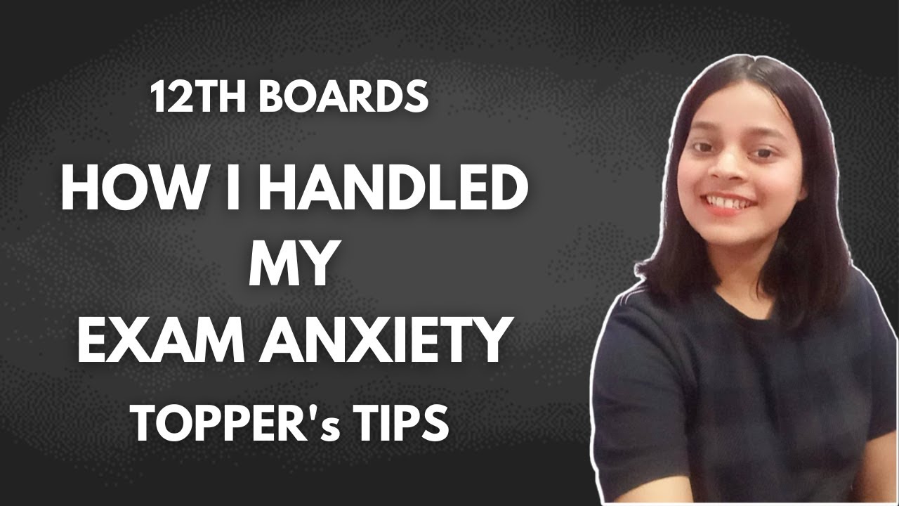 How to deal with BOARD EXAM ANXIETY 😰😰 | Technical tips that will help ...