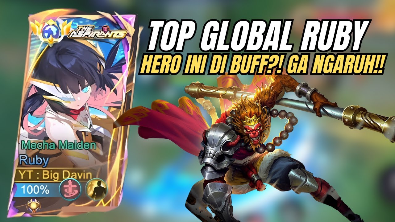 CARA LAWAN SUN DI EXP LANE BUILD TERBARU RUBY 2025 RUBY GAMEPLAY - MLBB ...