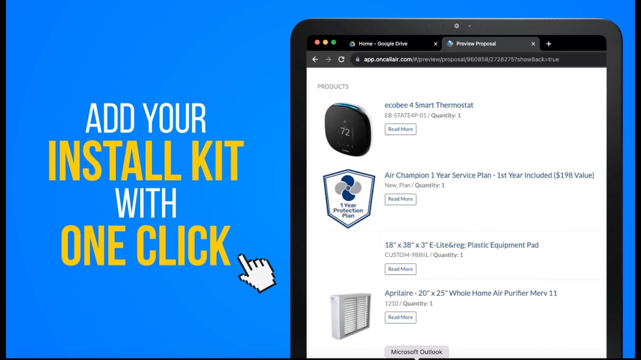 Add your install kit with 1 click - YouTube