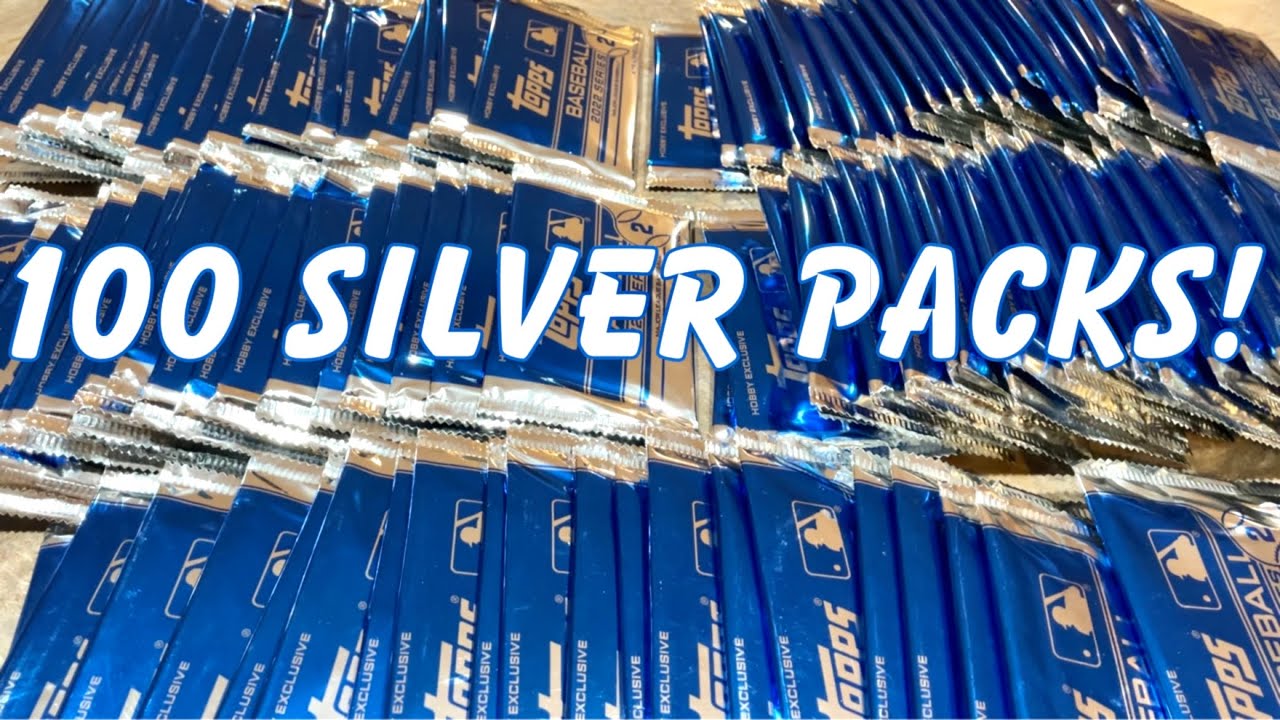 SILVER PACK SUNDAY! OPENING 100 SILVER PACKS FROM 2022 TOPPS SERIES 2 ...