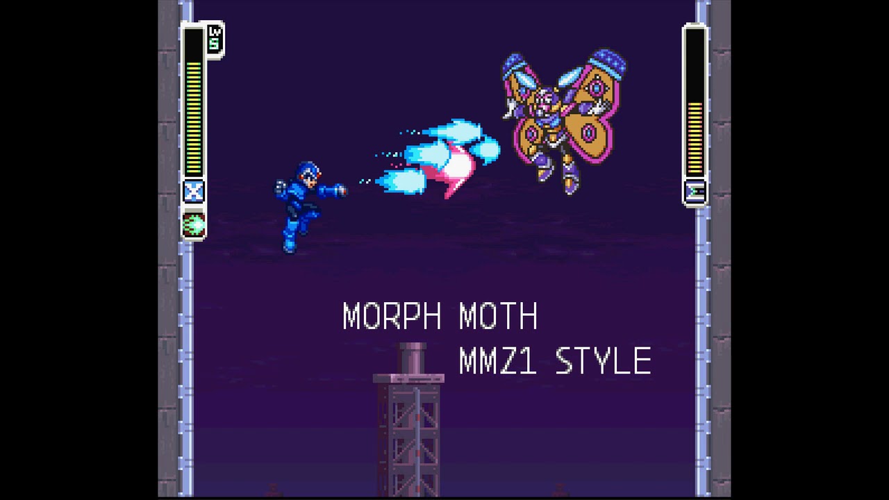 Mega Man X2 - Morph Moth (Mega Man Zero 1-Style) 2nd Version - YouTube
