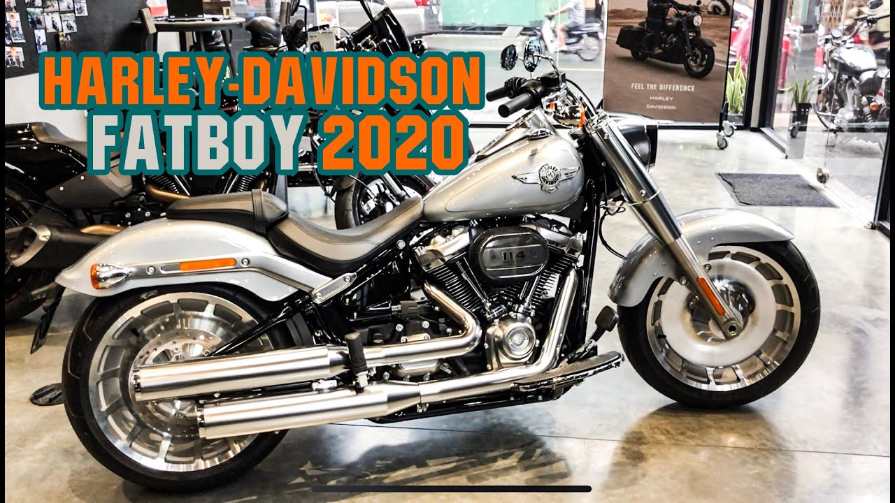 Xe Harley - Davidson Fatboy 2020 màu Barracuda Silver [360 walk-around ...