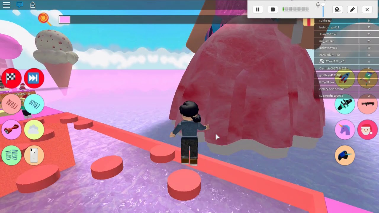 Roblox Candy Land Obby (our first video) :P GAMING! - YouTube