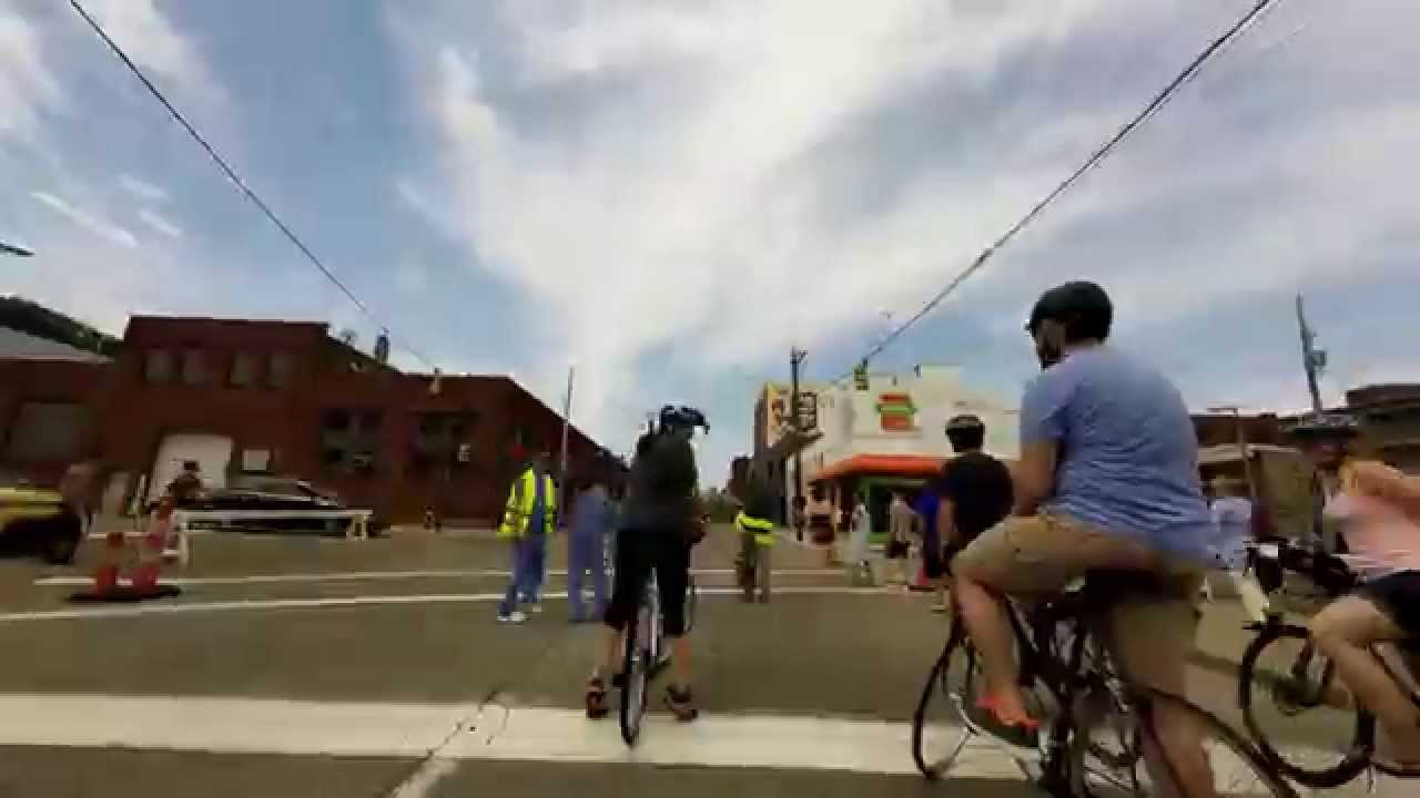 Open Streets Pittsburgh from Lawrenceville to Market Square - YouTube