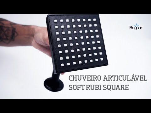[ Unboxing ] Chuveiro Articulável Soft Rubi Square - Bognar Metais