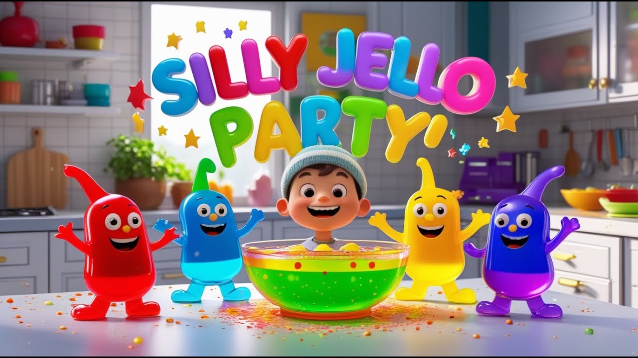 The Silly Wiggly Jello Party | Funny Kids Poem About Colors & Mixing ...