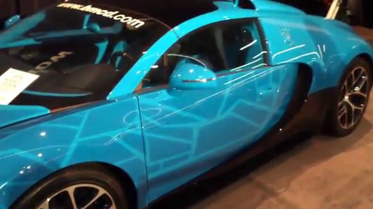 Bugatti Veyron custom Transformer paint job - YouTube