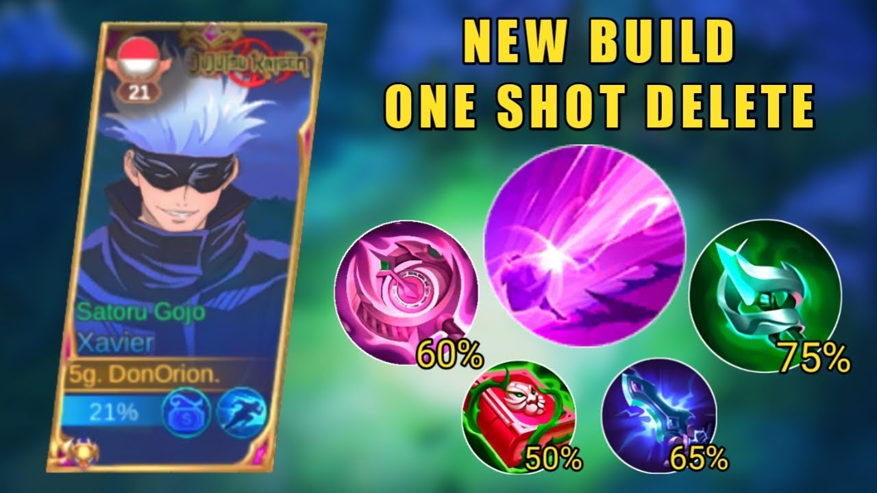 NEW BEST BUILD ONE SHOT TOP GLOBAL XAVIER | XAVIER USER MUST TRY THIS ...