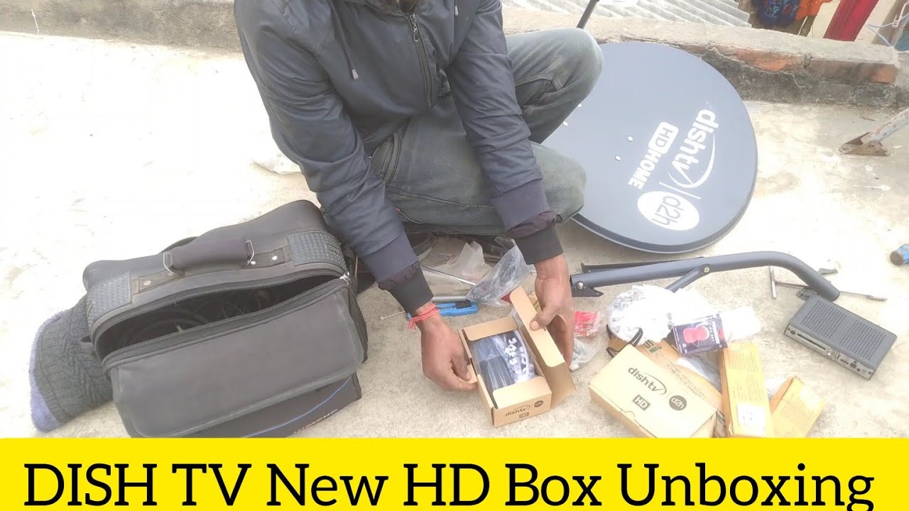 Dish TV New Box Unboxing video / How to Dish TV HD Box Unboxing - YouTube