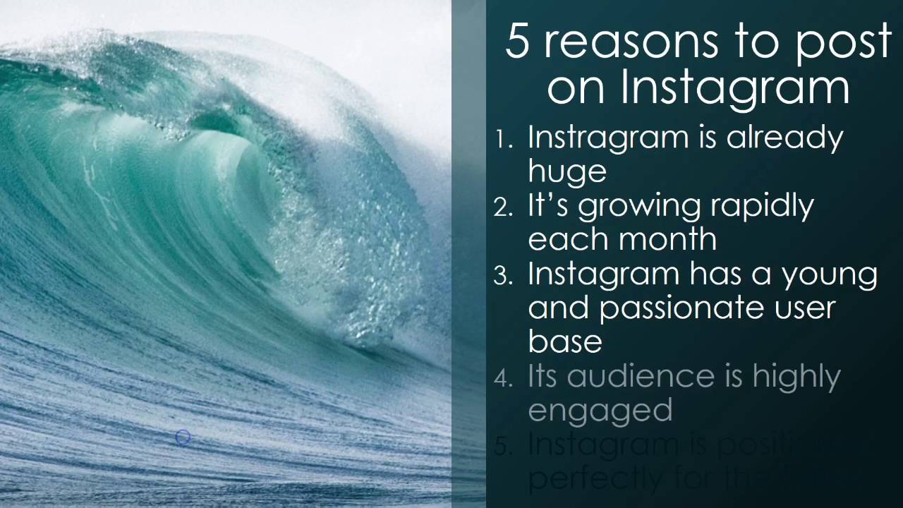 5 reasons to post to Instagram - YouTube