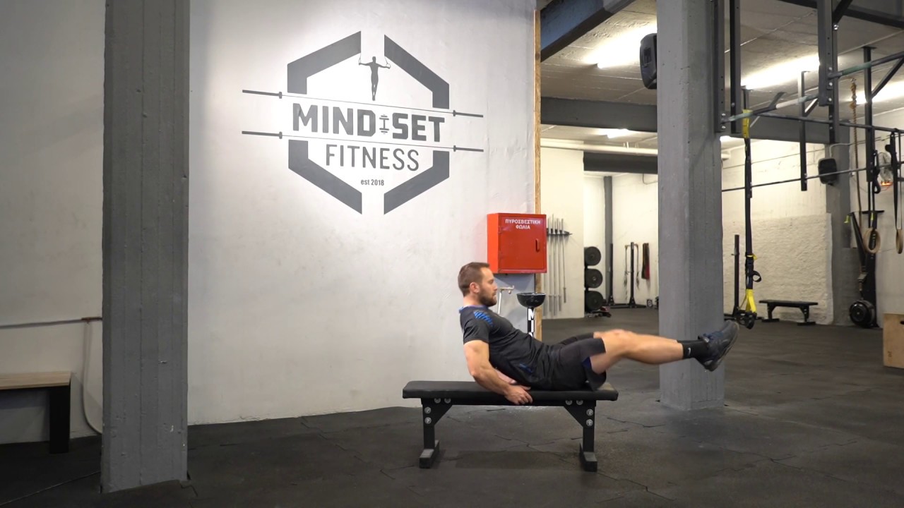 Seated tuck ups - YouTube