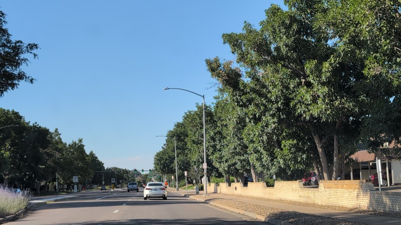 Driving on Monaco Parkway in Denver Colorado - YouTube
