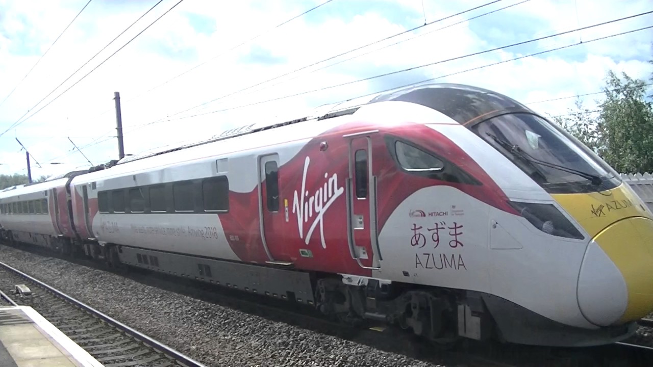 Class 800 IEP (Azuma) passing Retford - YouTube