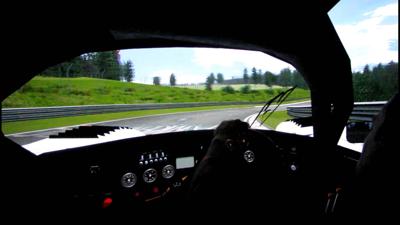 rFactor Nordschleife Group C Bodnar wheel superfov - YouTube
