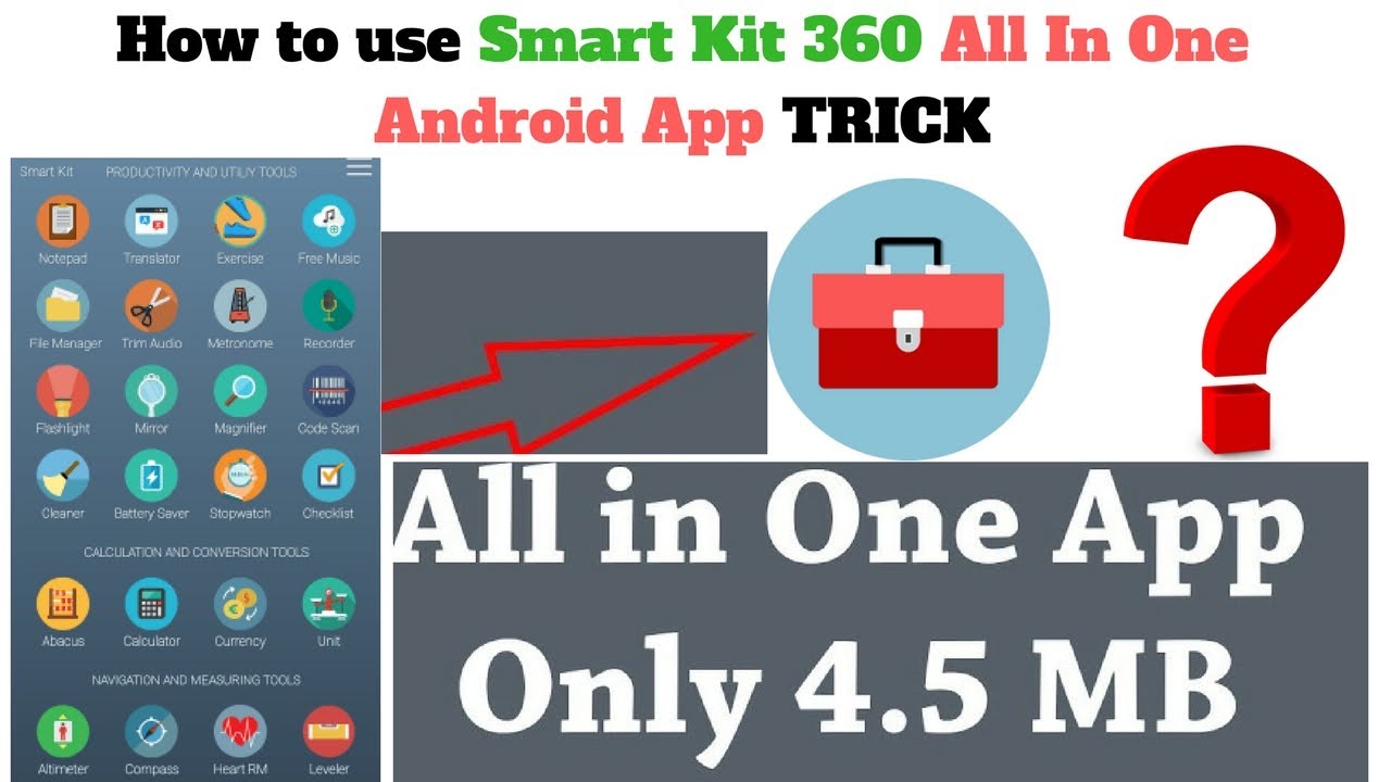 How to use Smart Kit 360 All In One Android App - YouTube