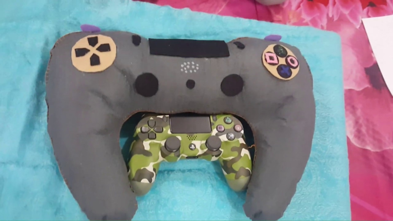 PS4 Controller pillow / how to make giant controller pillow/Room decor ...