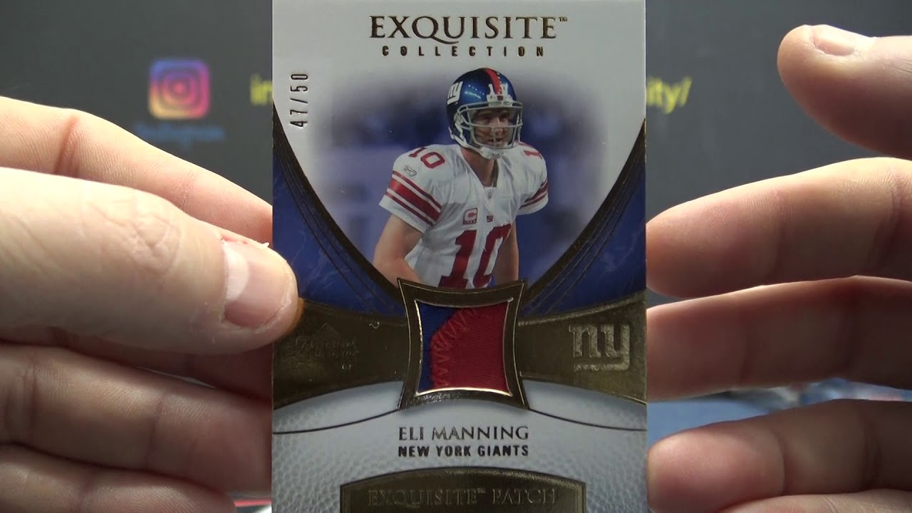 2007 Upper Deck Exquisite NFL Football Box 'Serial #s' GB - YouTube