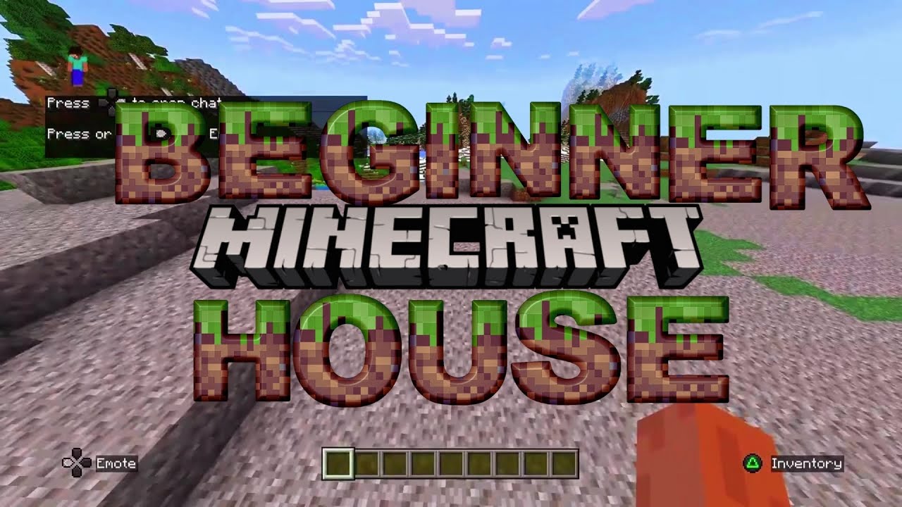 How to build a Minecraft house for beginners - YouTube