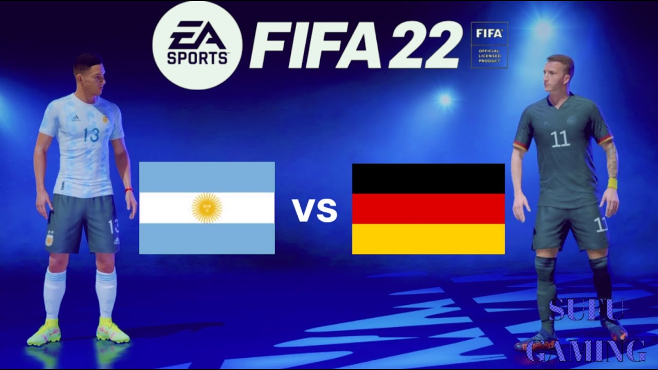 FIFA 22 - Argentina vs Germany Full match and Highlight, FIFA22 on PS4 ...