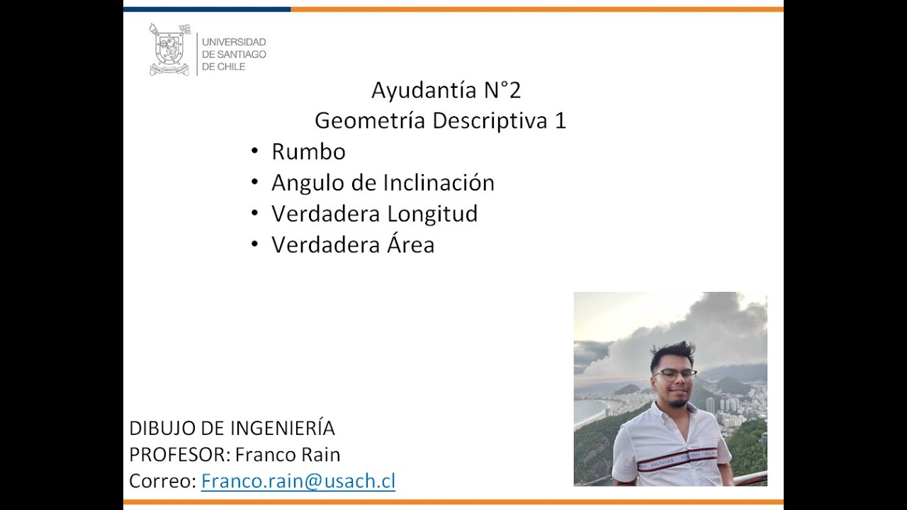 Auto CAD - Geometría Descriptiva - Rumbo, Angulo de Inclinación ...