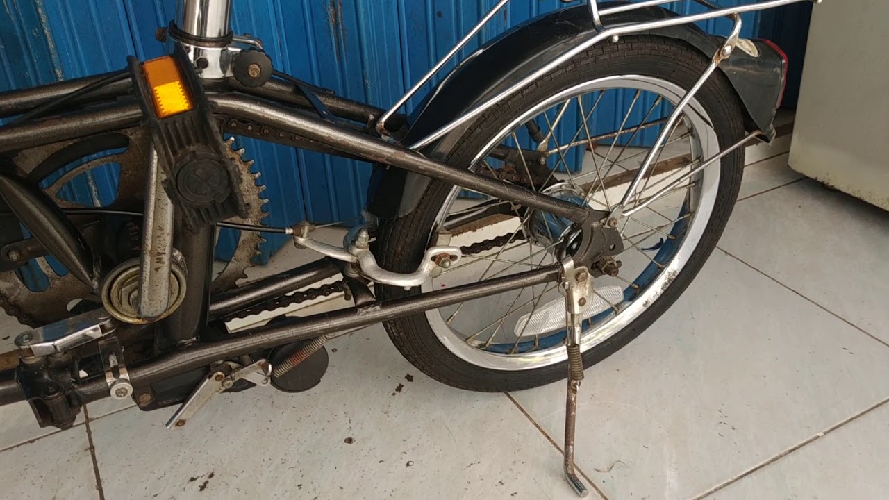 DAHON III classic 1990 3 speed STURMEY ARCHER internal hub - YouTube