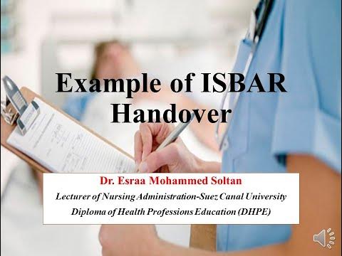 Example of ISBAR Handover - YouTube