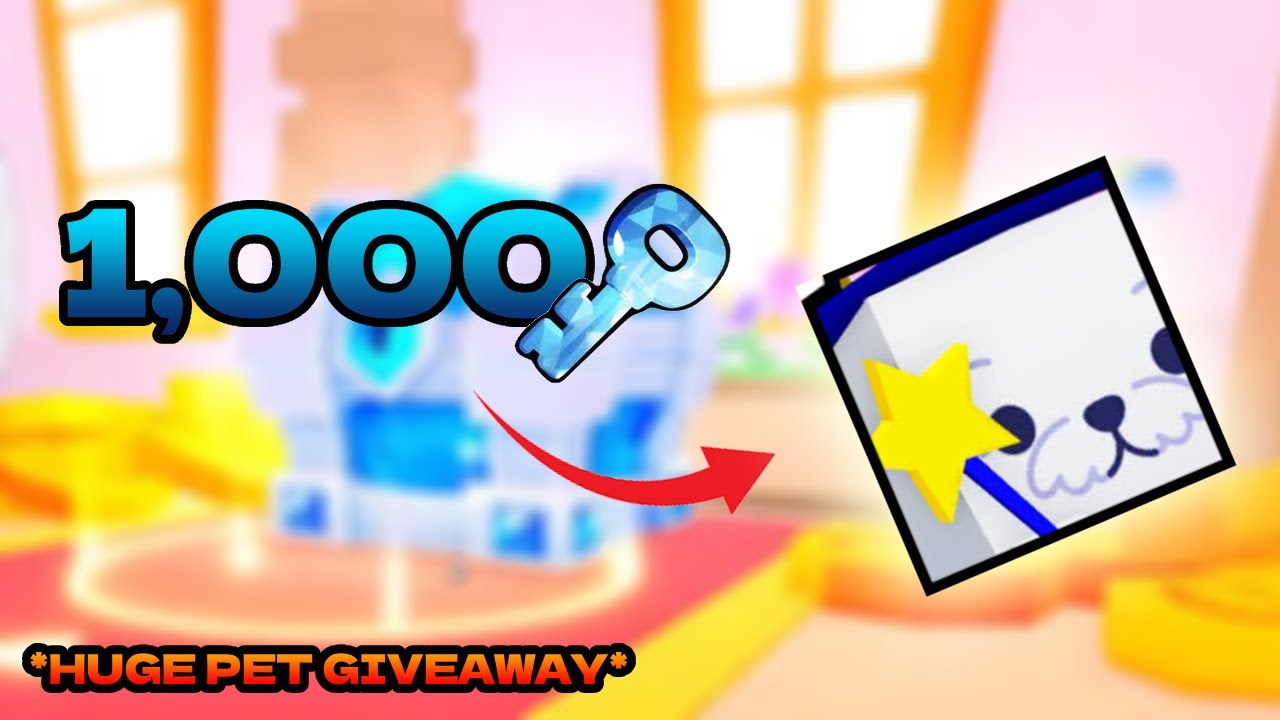 I Opened The Crystal Key Chest 1,000 Times For The Huge Pet - YouTube