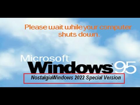 How to change Windows 9X Start/Shutdown screen pictures - YouTube