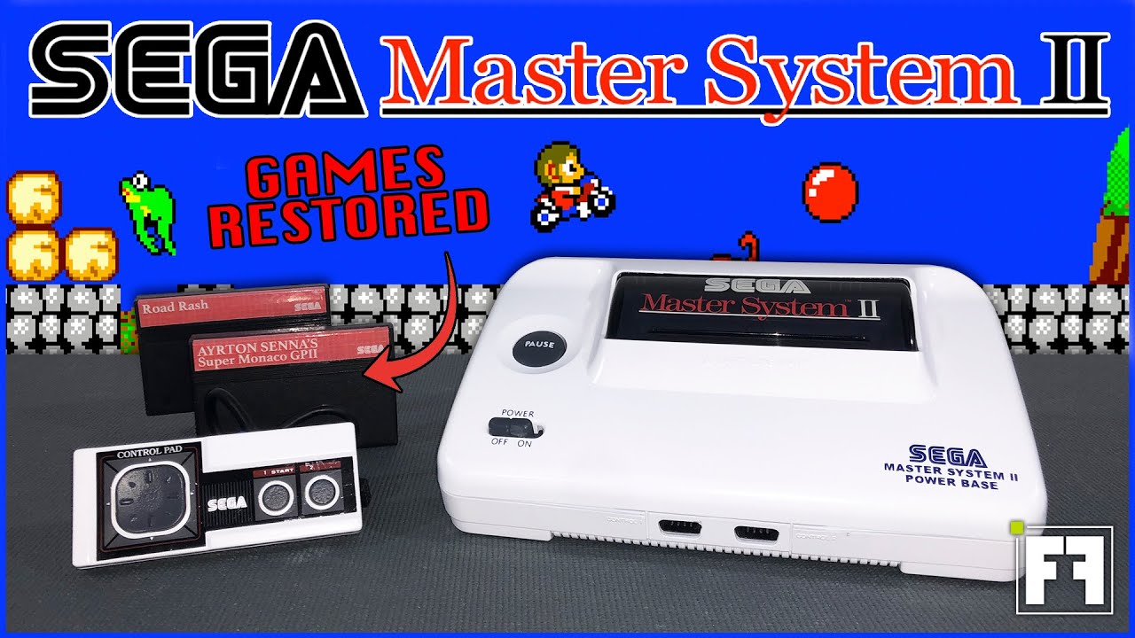 SEGA MASTER SYSTEM 2 RESTORATION and COLOR PAINT - YouTube