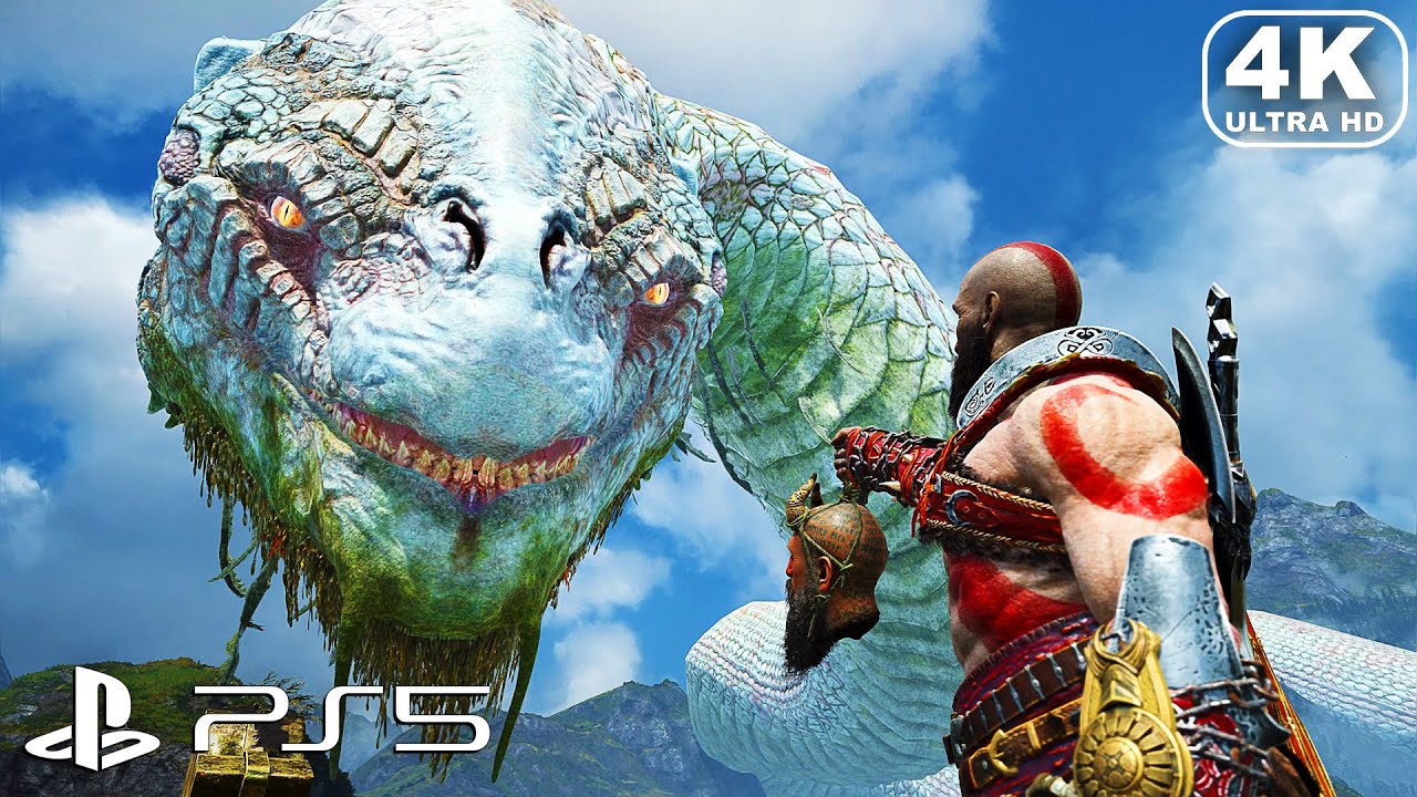 Kratos & Atreus travel through Jormungandr's Stomach to find Mimir's ...