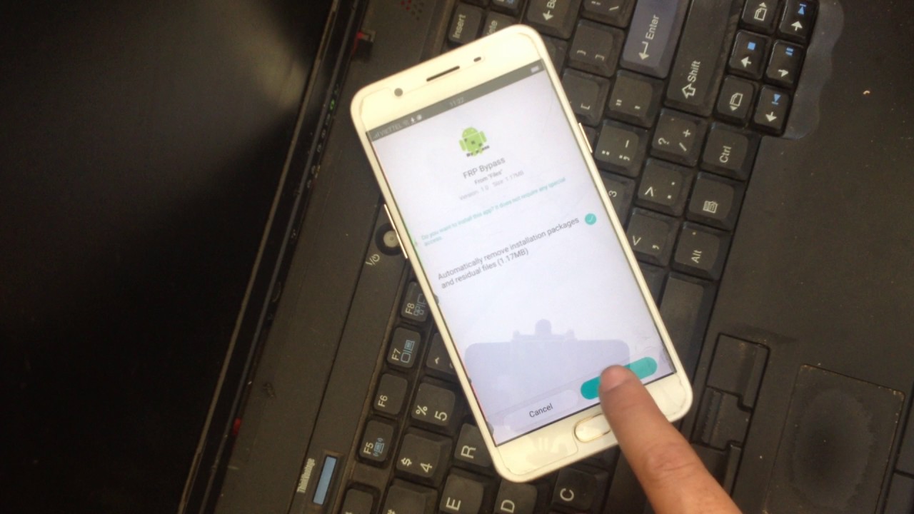 how to remove verify your account oppo f1s A1609 bypass FRP no tool ...